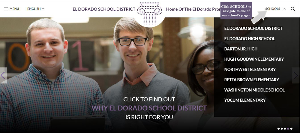 Quick Guide to the New ESD Website | El Dorado School District