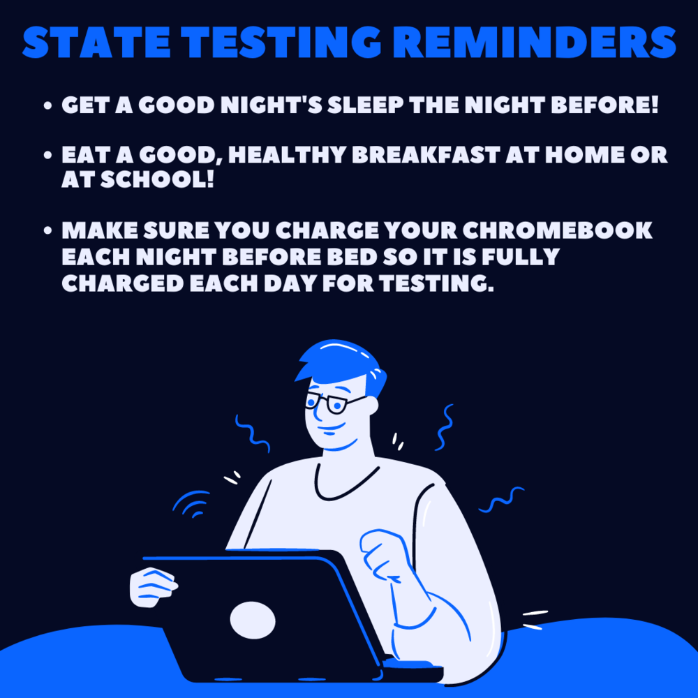 6th Grade State Testing Reminders Washington Middle School 6th Grade State Testing Reminders Washington Middle School