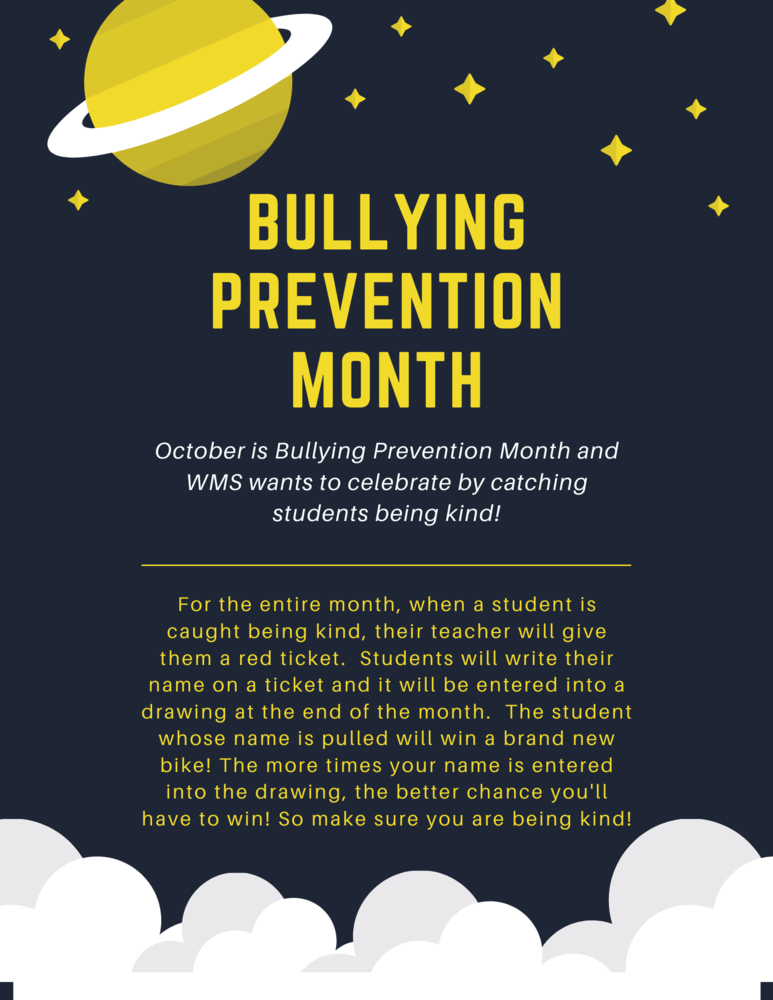 WMS Celebrates Bullying Prevention Month | Washington Middle School